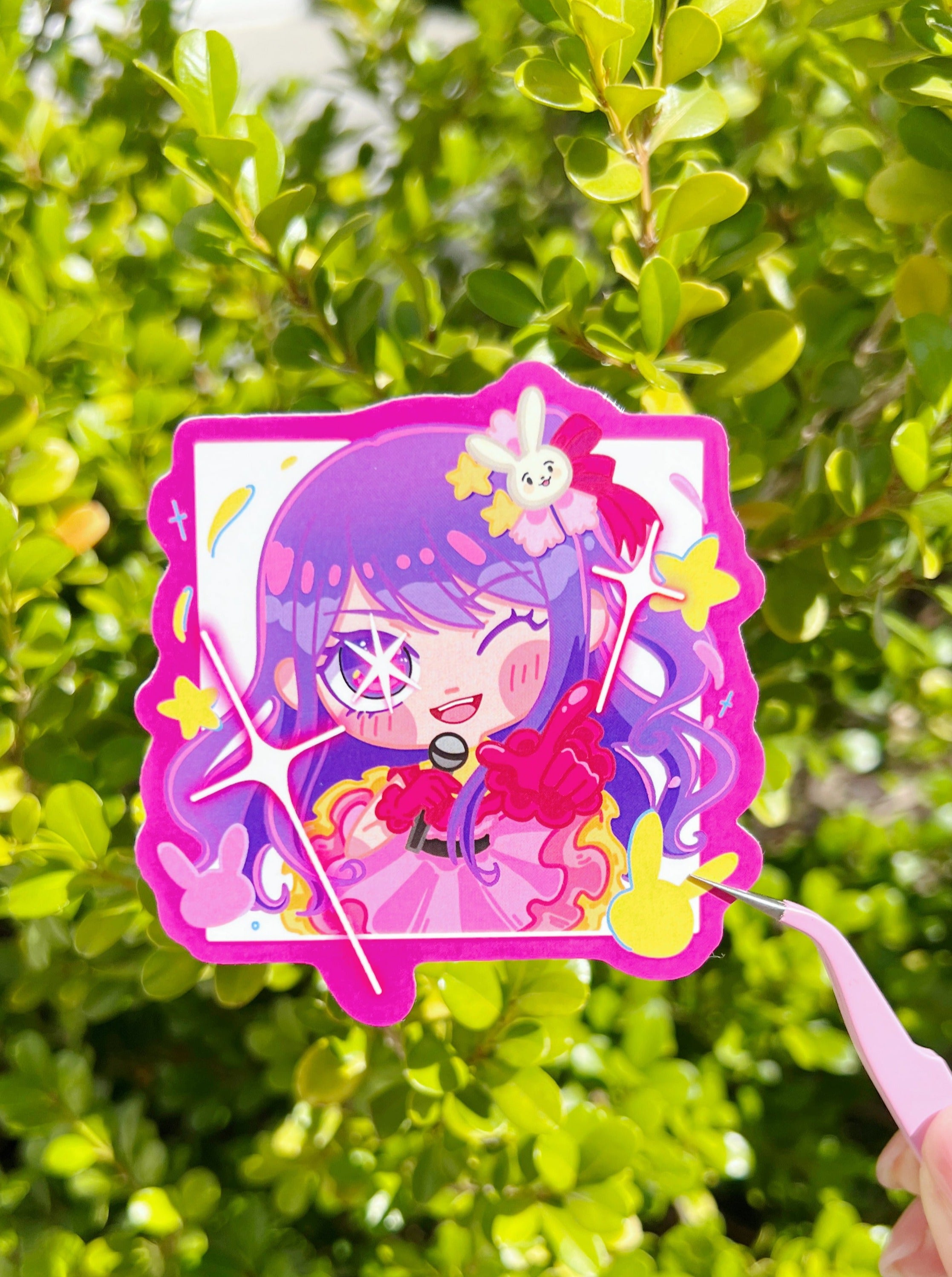 Vinyl Sticker | Album[Idol Ai Hoshino] | Waterproof & Fade-Resistant ...